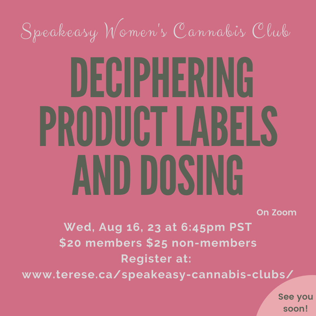 Deciphering Product Labels & Dosing - SWCC - Terese Bowors